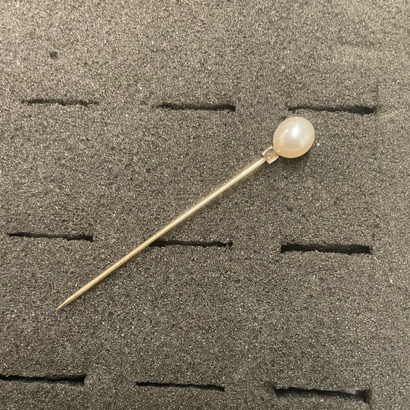 Jewelry | Vintage Yellow Gold Pearl Stick Pin Original From Russia ...